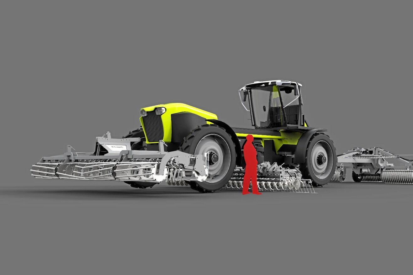 Multi Tool Trac jobbar på en mindre och autonom traktor | ATL